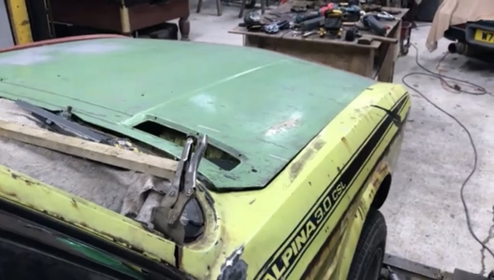 Is the ALPINA original mark on the E9 CSL from YouTube? | BMW E9 Coupe ...