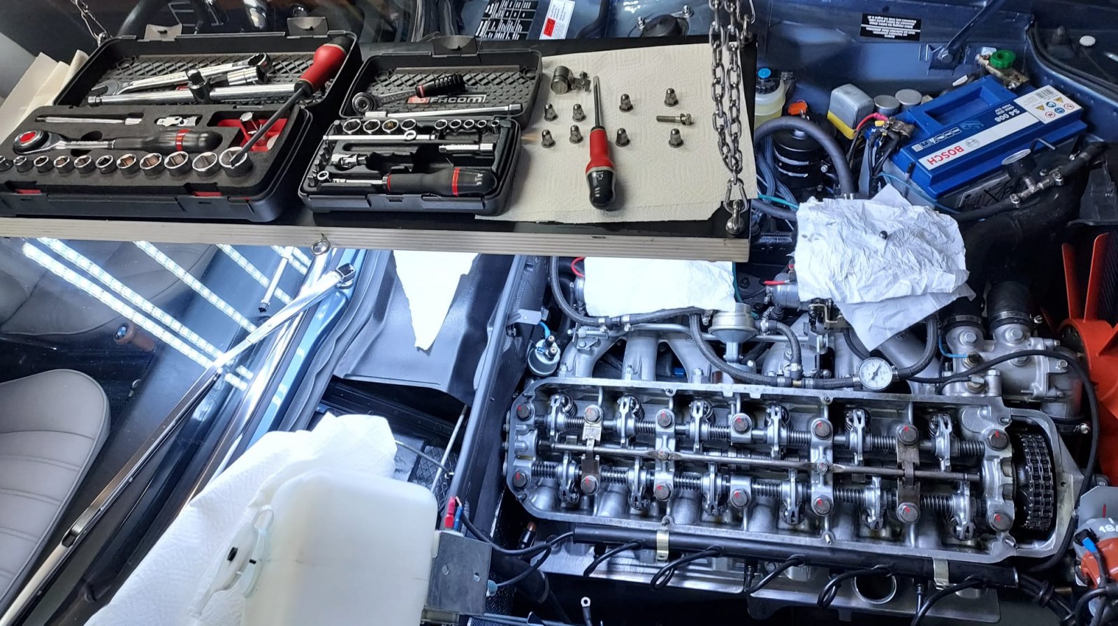 LAN my renewed engine M30B30 Running in process | BMW E9 Coupe ...
